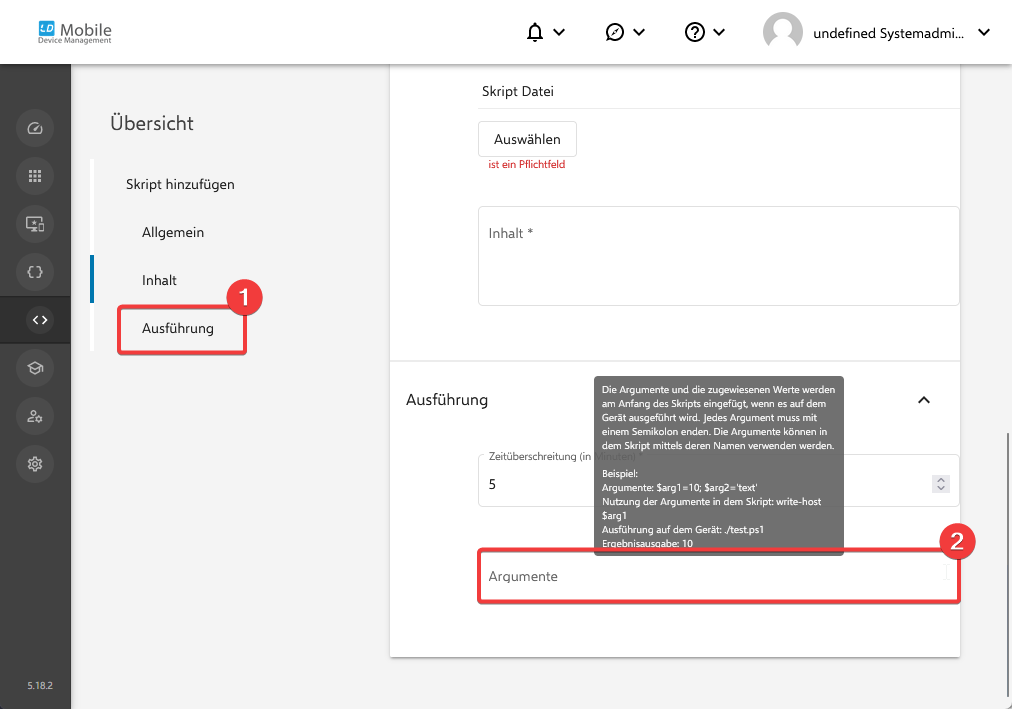 Skripte - Dokumentation